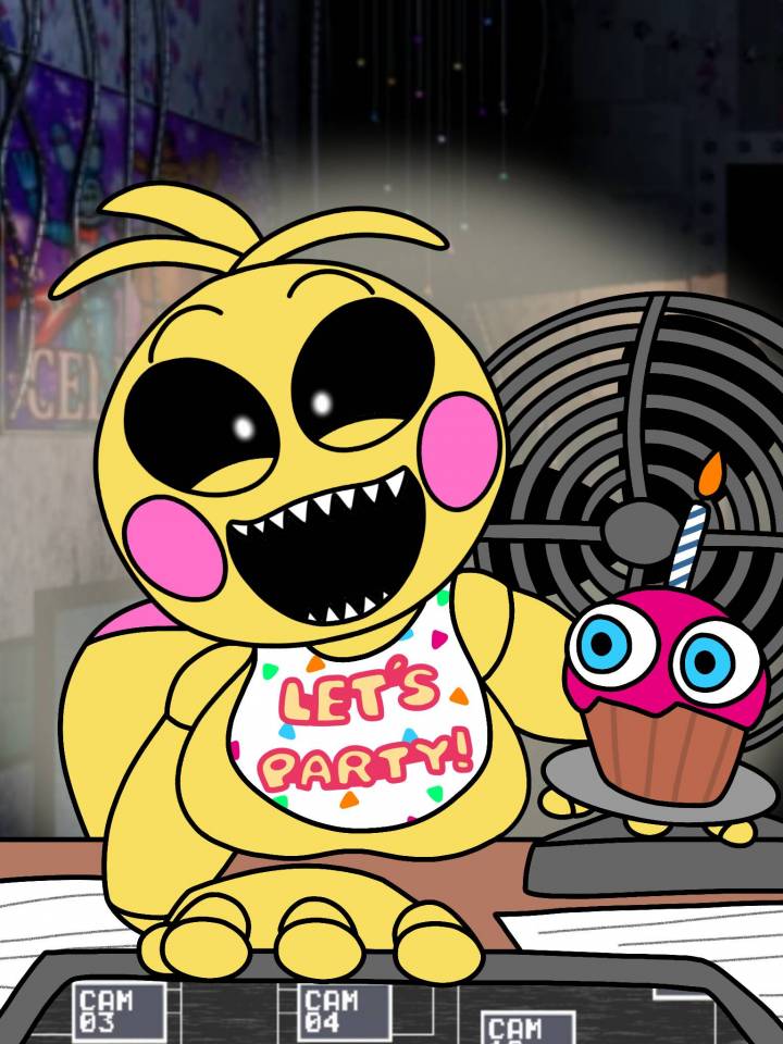 Fnaf 2 Toy Chica Fan Art