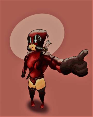 Lady Deadpool Chibi