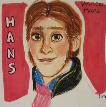 How To Draw Prince Hans From Frozen