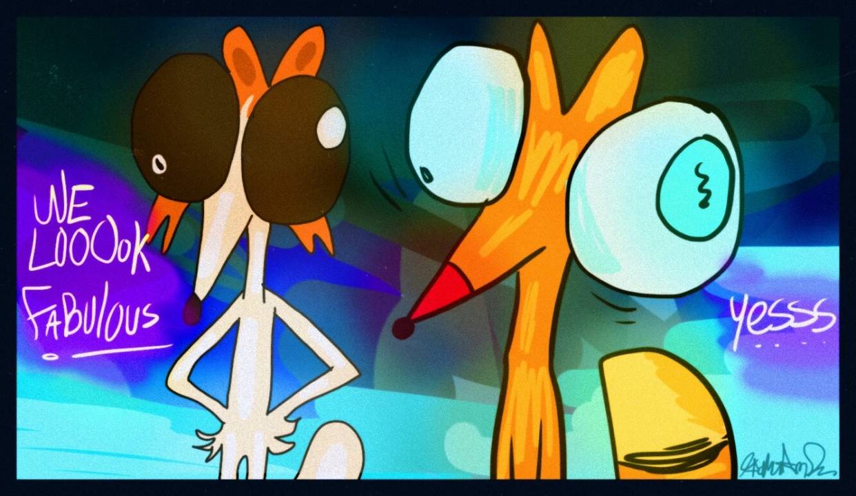 Courage The Cowardly Dog Cajun Fox Eyes