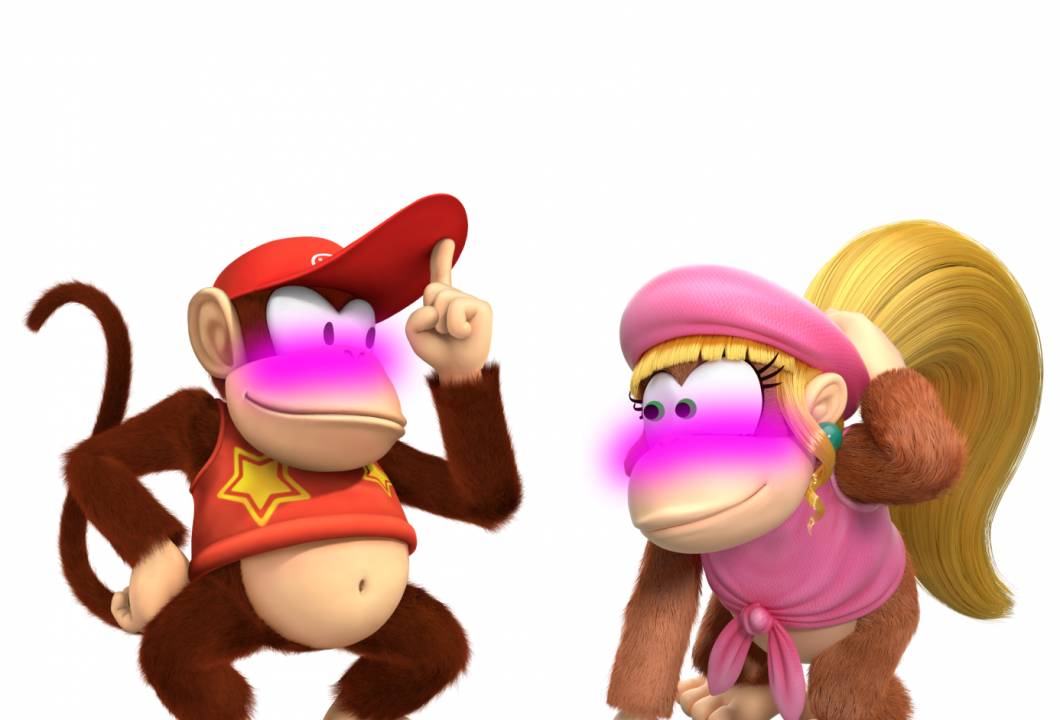 Dixie Kong And Diddy Kong