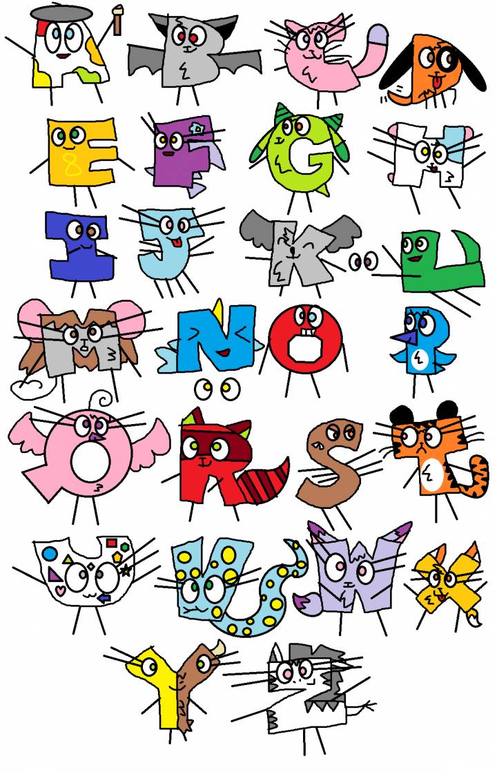 My own fanmade alphabet show by KittydogLetterK on Sketchers United