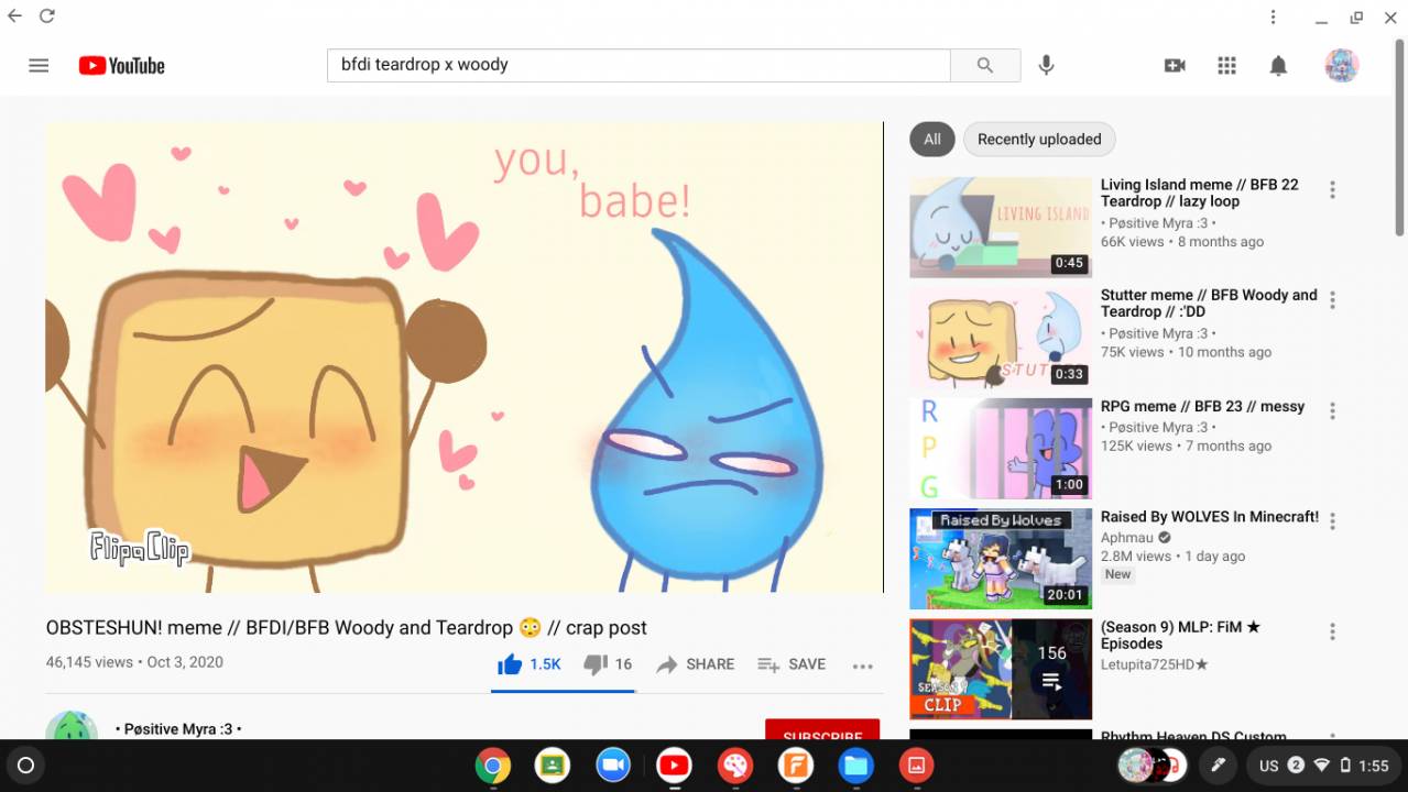 Bfdi Woody And Teardrop