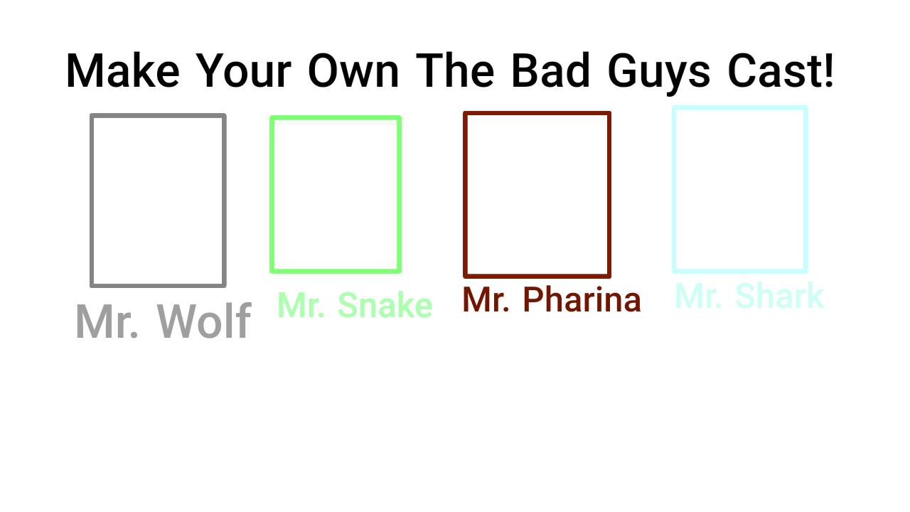 Make Your Own The Bad Guys Cast Meme By JellyBunch On Sketchers United