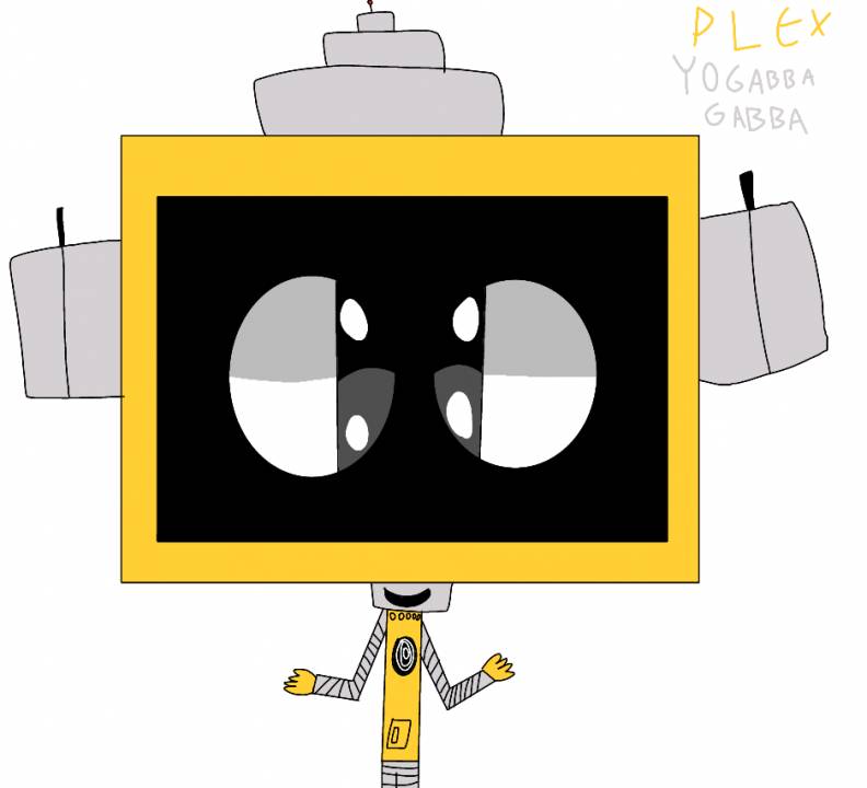 Yo Gabba Gabba Plex Drawing