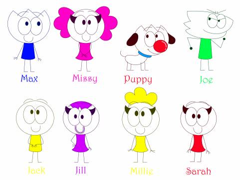 Max's Puppy Dog Characters - Sketchers United