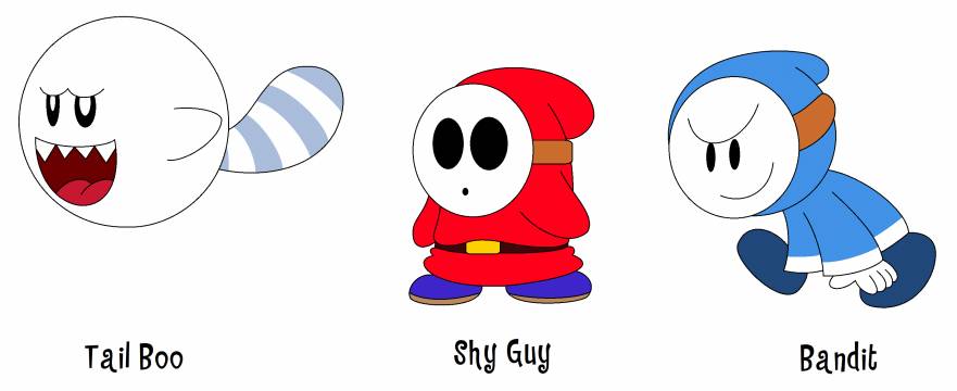 Super Mario Returning Characters 3 - Sketchers United