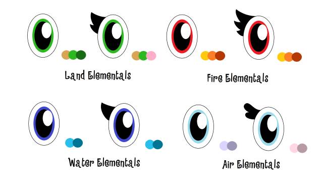 Elemental Eye Colours & Colour Pads 1 - Sketchers United