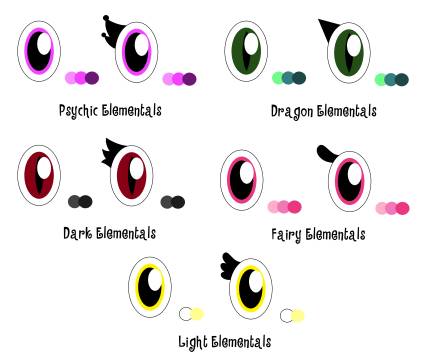Elemental Eye Colours & Colour Pads 4 - Sketchers United