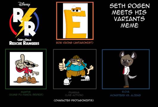 Seth Rogen Meets His Variants (Ben Diskin) - Sketchers United