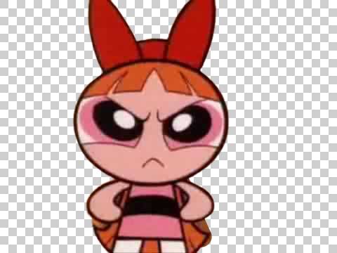 Blossom Powerpuff Girls Angry