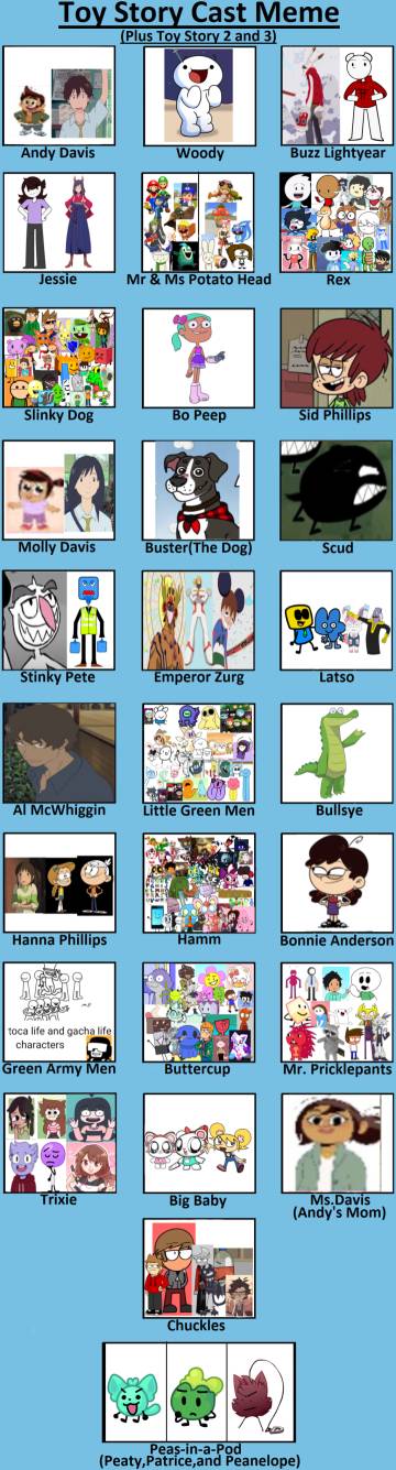 web animation story cast meme part 1 - Sketchers United