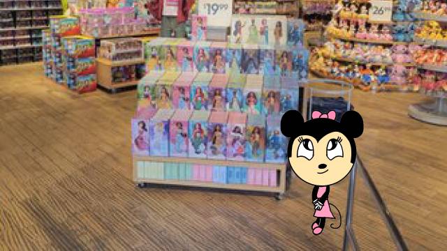 Myra in the Disney outlet in Sevierville - Sketchers United