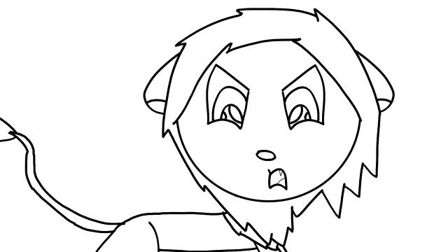 An angry lion art base - Sketchers United