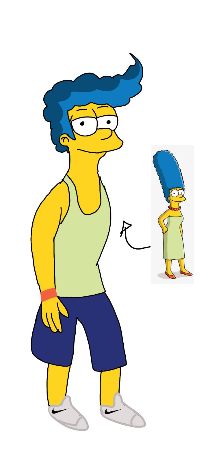 Die Simpsons- Genderbender Amity Blight Being Cool – @sepublic On