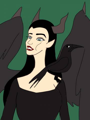 Diaval Maleficent Fan Art