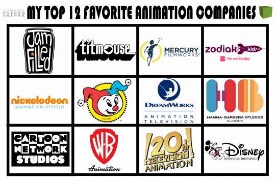 My Top 12 Favorite Television Animation Companies - Sketchers United