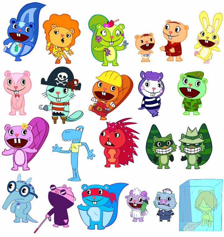 Happy Tree Friends All Characters Names