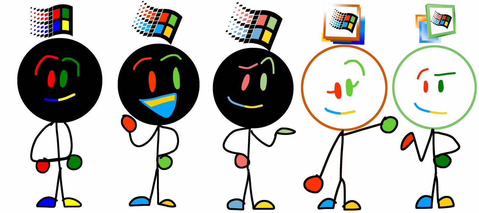 Windows Humans 3 by MohamadouxWinXP on Sketchers United