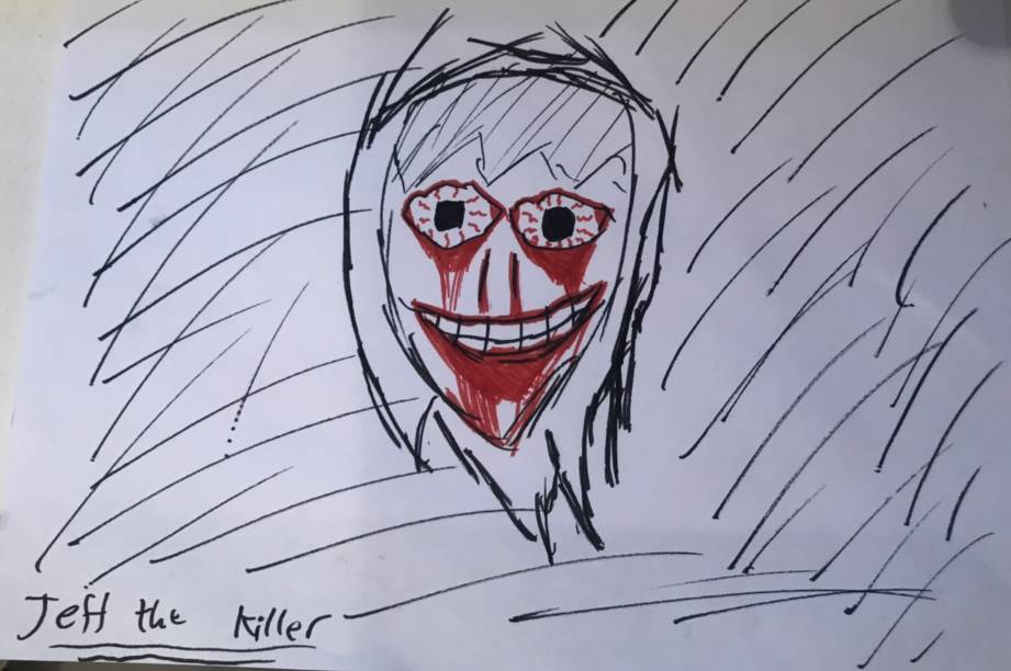 Creepypasta Jeff The Killer Drawing