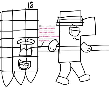 Numberblocks Two 2 as a Human Cartoon #numberblocks