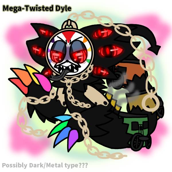 Mega Twisted Dyle Fanmade Concept Design By Glitchydaflower On