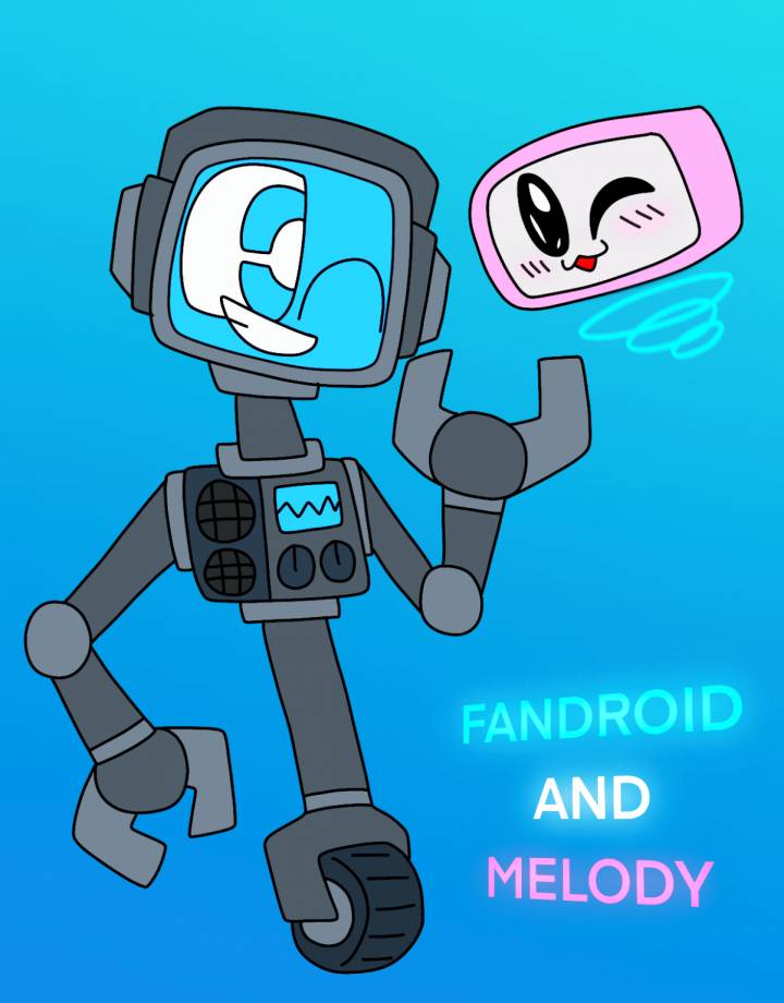 Fan droid and melody fan art by TARDIS1234 on Sketchers United
