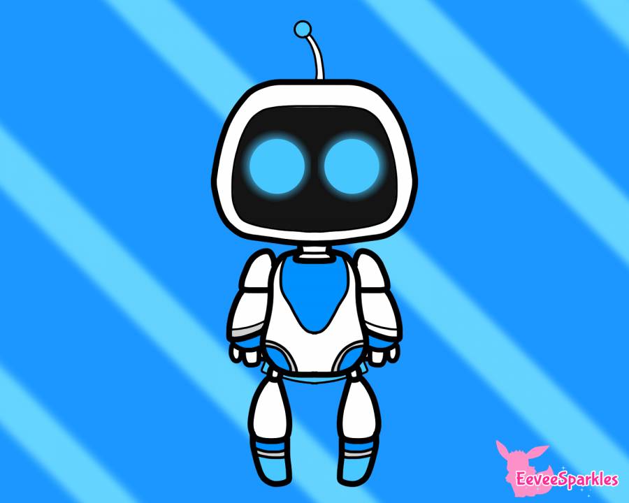 💙 Astro Bot 💙 by EeveeSparkles on Sketchers United