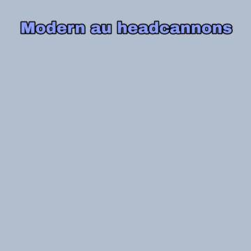 Modern AU Headcannons Meme Template - Sketchers United