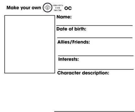 Make Your Own Fundamental Paper Education OC 7 - Sketchers United