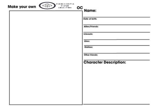 Make Your Own Fundamental Paper Education OC 9 - Sketchers United
