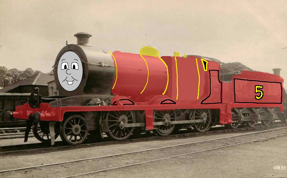 James the Splendid Red Engine by KTG125 on Sketchers United