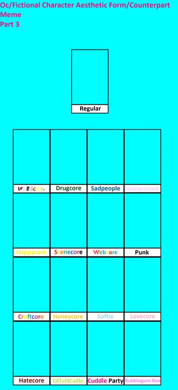 Aesthetic Form/Counterpart Meme Part 3 - Sketchers United