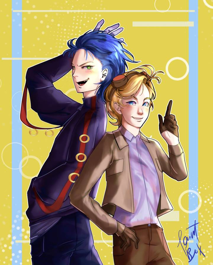 Sonic and Tails human AU! by PaintBox on Sketchers United