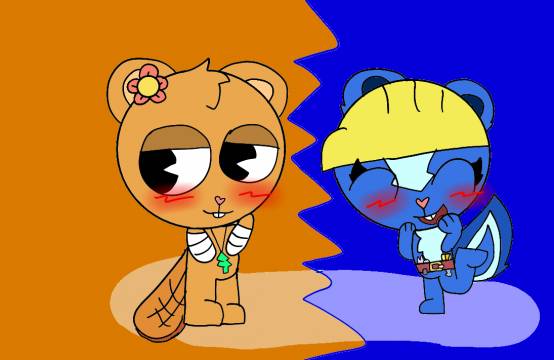 Happy Tree Friends Handy X Petunia