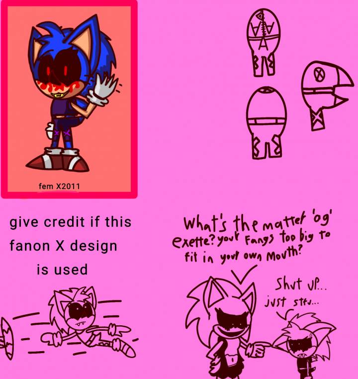 Fem X2011 (fanon X/og sonic.exe) by og_sonic_exe2011 on Sketchers United