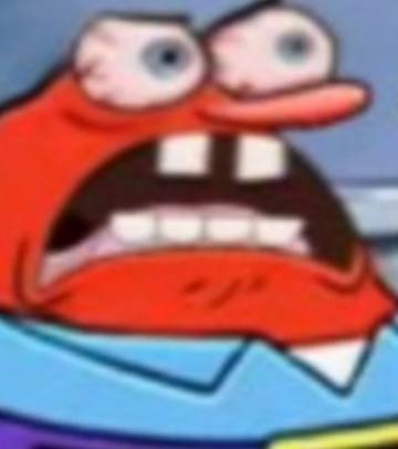 Mr Krabs Angry Face