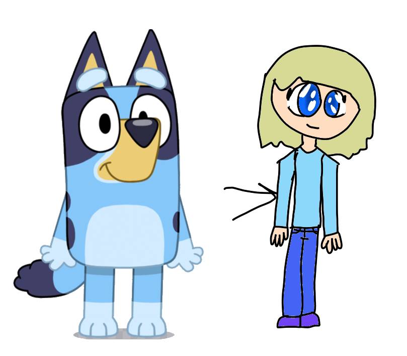 Bluey humanbluey fan art💯 Experimente o sabor exclusivo e refrescante ...