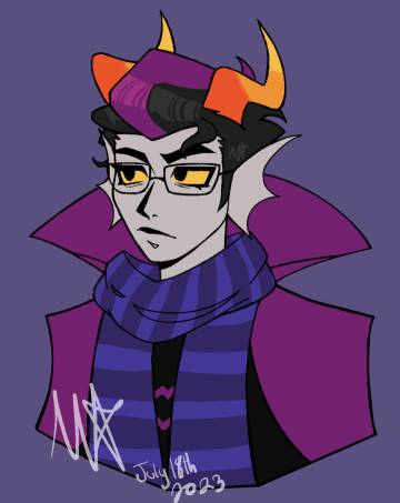 Homestuck Eridan Ampora Sprite