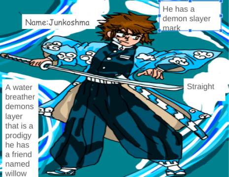 Some random demon slayer oc :/ - Sketchers United