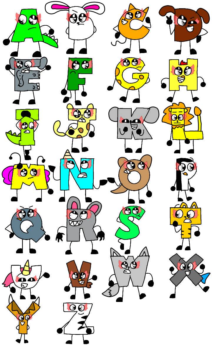 Alphabetons But Animals Remake by Jujubabs on Sketchers United