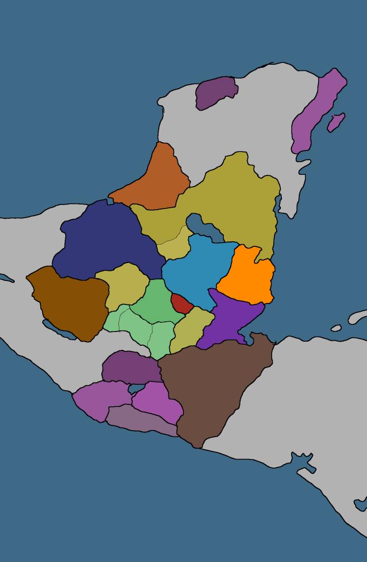 Unlabeled Maya Map (BASED ON MAP BY ANARTIDABALL!) by SkunkyLucky on ...