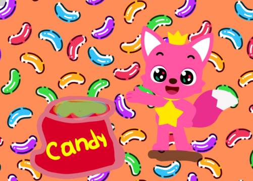 Pinkfong takes candy - Sketchers United