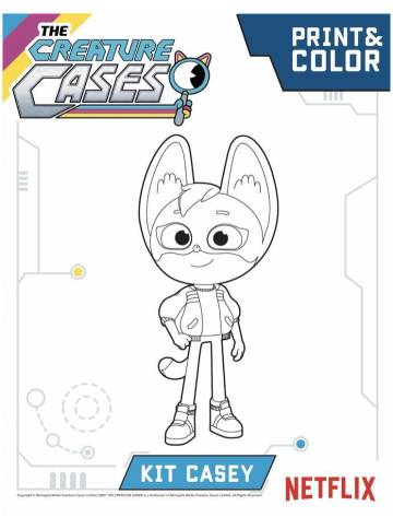 Kit Casey coloring page on Sketchers United
