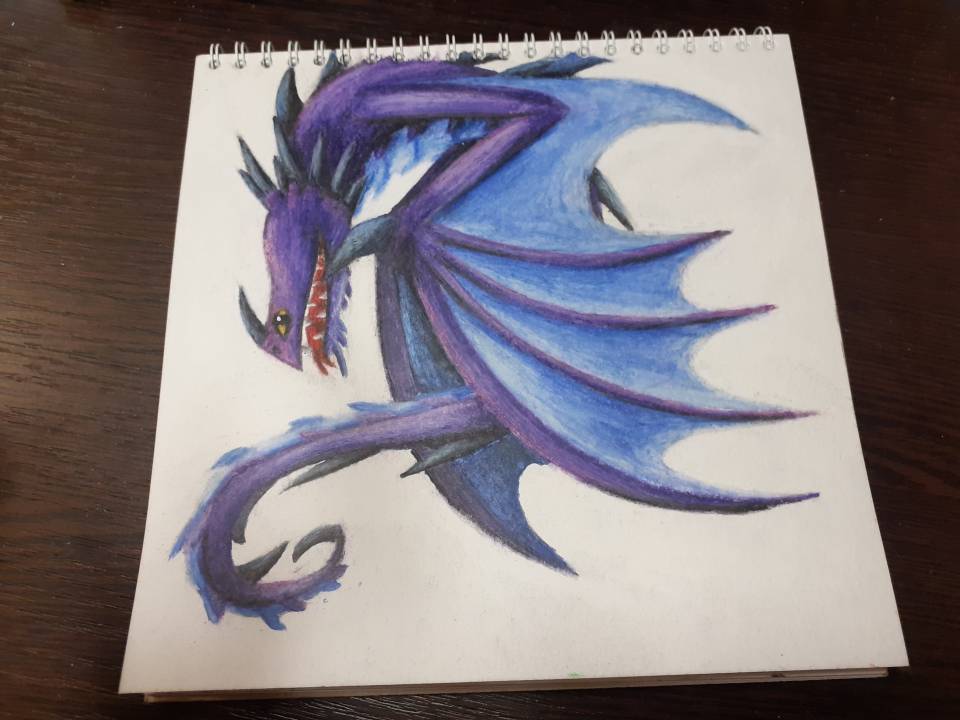 Skrill Dragon Drawing