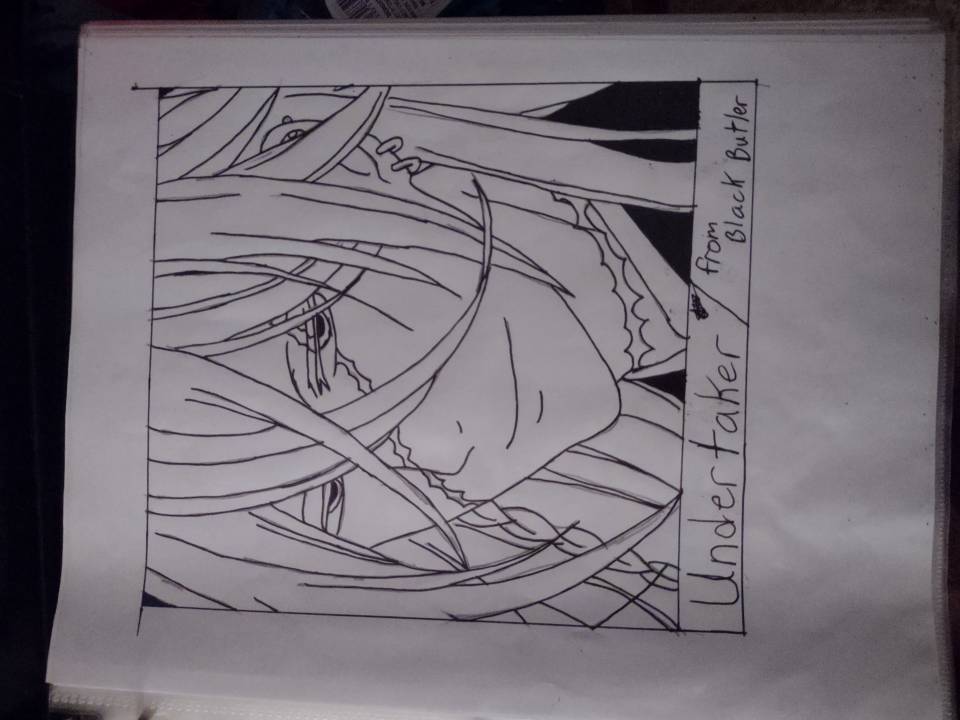 How To Draw Undertaker From Black Butler