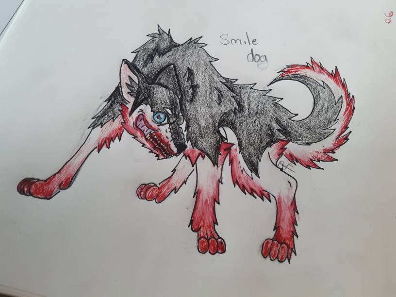 Smile Dog Creepypasta Drawing