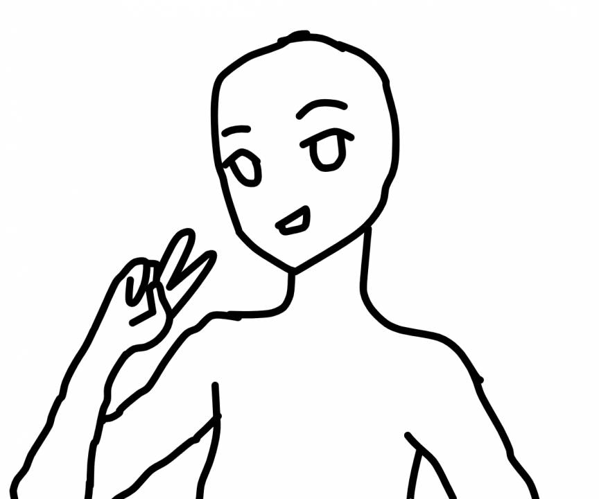 Anime Peace Sign Base