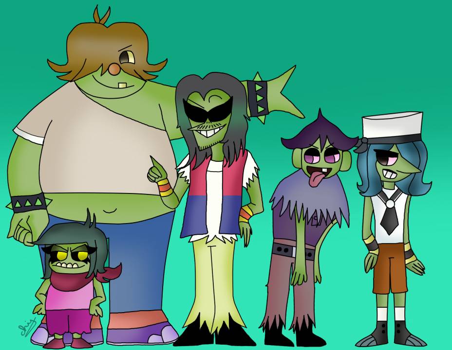 Powerpuff Girls Gangreen Gang