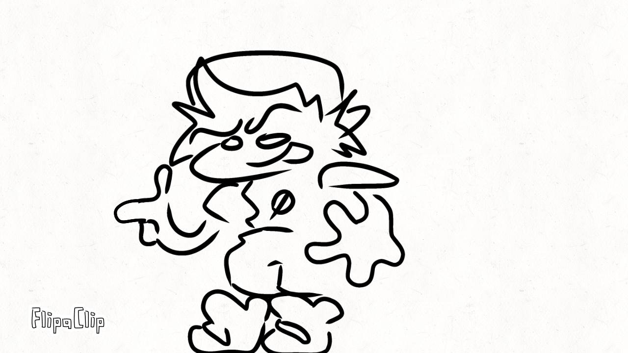 FNF doodle bf Left pose I MAKE ALL ANIMATION by JustCookie on Sketchers ...